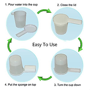 Crickets Water Feeder Cricket breeding kit Automatic Cricket Feeder Cricket Keeper with Tubes Feeding Crickets Cricket Feeding Cup Cricket Water Raising Rickets Cricket Water Bottle Cricket Crystals