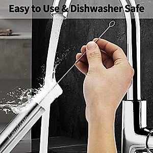 Meat Injector Syringe 2-oz Marinade Flavor Barrel 304 Stainless Steel with 3 Marinade Needles for BBQ Grill Smoker, Turkey, Fish, Brisket, Paper Silicone Brush and Instruction Included by Kendane