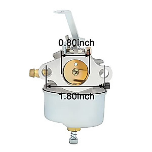 632230 632272 Carburetor with 30727 Filter for Tecumseh 5 HP 6 HP 631828 631067 631067A H30 H50 H60 HH60 HH70 Engines 4 Cycle Engine Troy Bilt Tiller Toro Snowblower Sears Tillers 47279 Carb