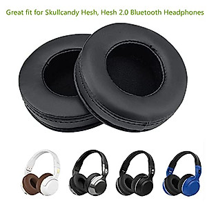 Hesh 2 Earpads Replacement for Skullcandy Hesh1.0 Hesh2.0 Bluetooth Wireless Headphones Replacement HESH Ear Cushions Ear Cover (Thick)