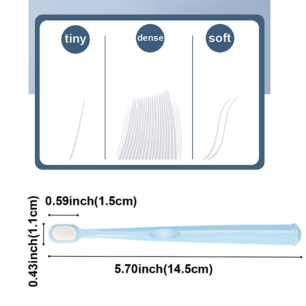 KnocKconK Extra Soft Small Dog Toothbrush Kit, Cat Dental Toothbrush Silicone, Easy to Handle Teeth Cleaning Head, Pet Deep Clean Dense Brush, Safe and Effective Oral Care, Brush Away Breath, 2 Pack