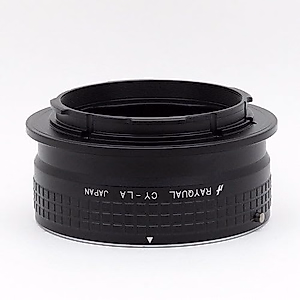 Rayqual Lens Mount Adapter for Contax/Yashica Lenses to Leica L-Mount Camera Made in Japan CY-LA