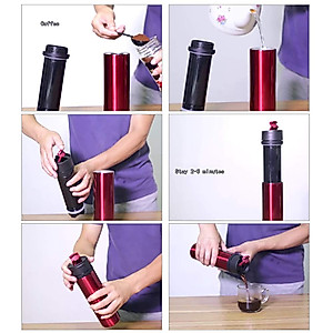 RFME Insulated Cup, 360ml Capacity Insulated Water Bottle Portable for Outdoor Travel for Camping