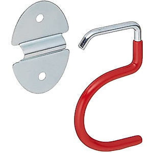 S-Type Hook, Wall Mounted, Space Saver Organizer Tool Holder (4 Holders)