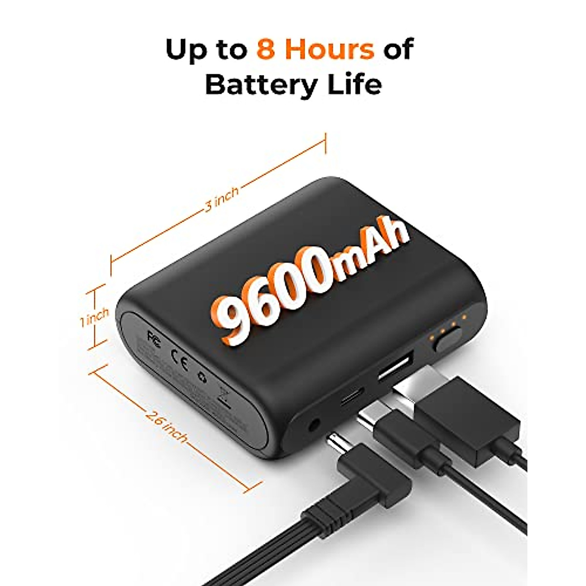 Neberon Heated Vest for Men with Battery Pack Rechargeable, 6 Heating Zones, Double Switches for Hunting Hiking Golf Fishing