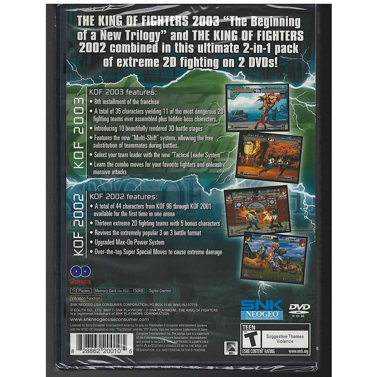 King of Fighters 2002/2003 - PlayStation 2