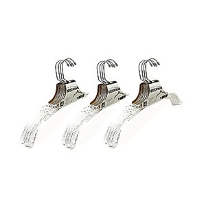 Merrick C73410d Cryst Crystal Cut Dress Hangers 4 Count