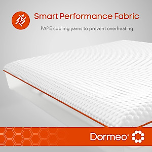 Dormeo Queen Size Mattress Topper and Premium Waterproof Mattress Protector Bundle