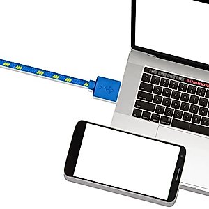 BGNTBUK Charger Cord 3ft Meter Charging Mobile Color 1 Type-C/USB Cable Data Cable Phone Port Pattern Cable&Charger Charger Cable Fast Charging Long