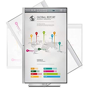 HP EliteDisplay 27-Inch Screen LED-Lit Monitor Black/Silver (1FH52A8#ABA) (Renewed)