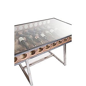 reclaimed winerack dining table