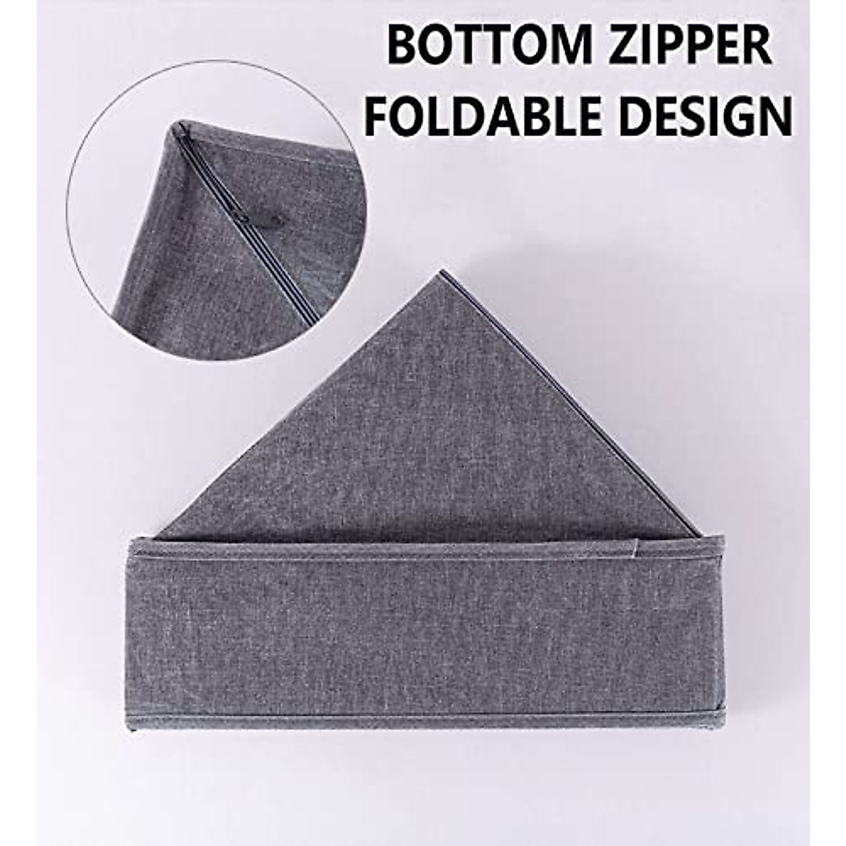 Compartment Storage Box,Sock And Underwear Drawer Organizers Divider, Closet Socks Organizer And Storage Boxes For Lingerie, Bra, Undies-Khaki-24grid