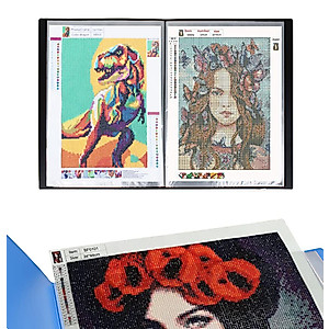 A3 30 Pags Diamond Painting Storage Book Diamond Painting Accessories Diamond Art Storage Book, Painting Organizer, A2 Art Portfolios Portfolio Folder For Artwork