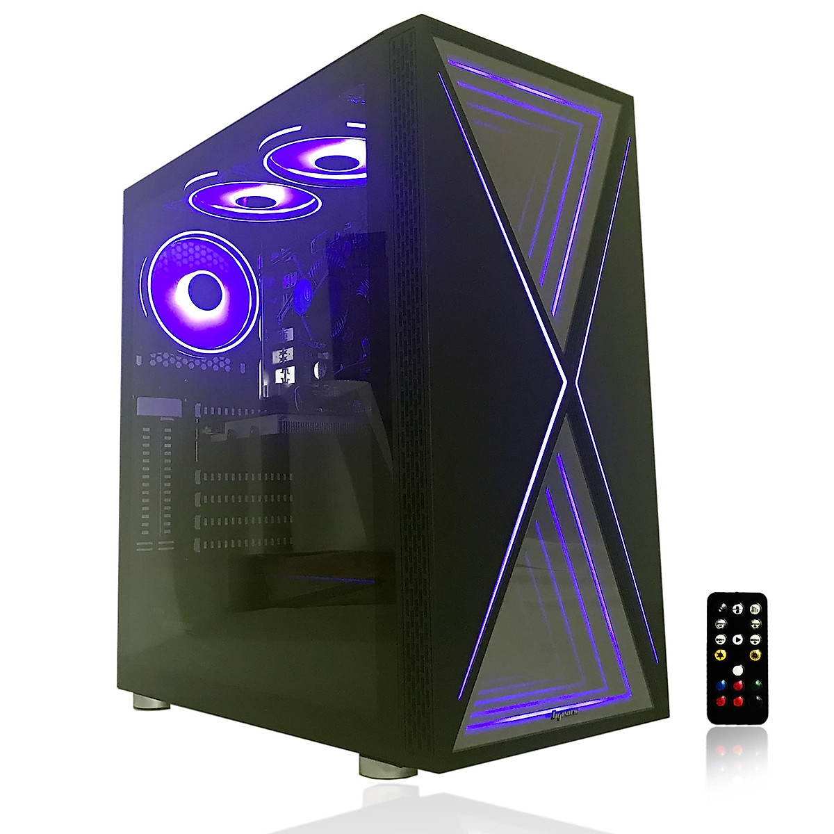 Alarco Gaming PC Desktop Computer Intel i7 3.40GHz,16GB Ram,1TB Hard Drive,Windows 10 pro,WiFi Ready,Video Card Nvidia GTX 750 4GB, 3 RGB Fans with Remote
