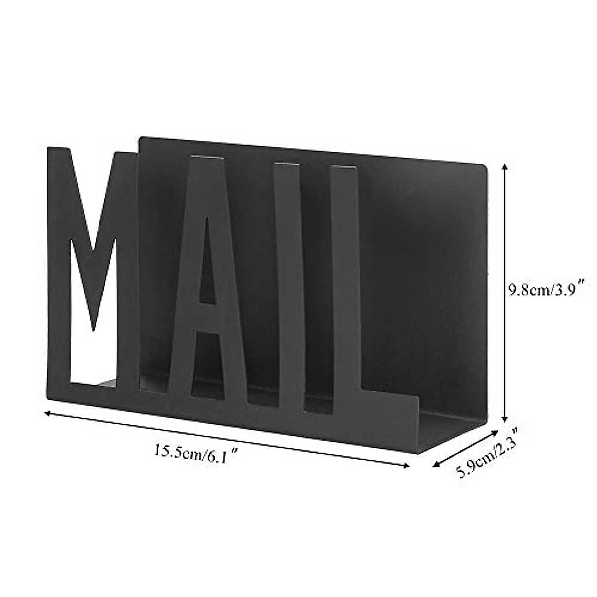 PalaYou Mail Organizer Holder Countertop Mail Sorter Letter Organizer for Desk Bill Filing Paper Document Postcards Books
