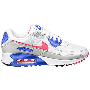 Nike Women's AIR MAX III Running Shoe, White Hot Coral Blue Crystal Grey Fog, 8.5