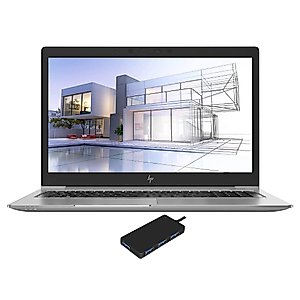 HP ZBOOK 15U G5 Workstation Laptop (Intel i7-8650U 4-Core, 32GB RAM, 512GB PCIe SSD, Intel UHD 620, 15.6" Full HD Bluetooth, Webcam, 1xUSB 3.1, Win 10 Pro (Renewed)