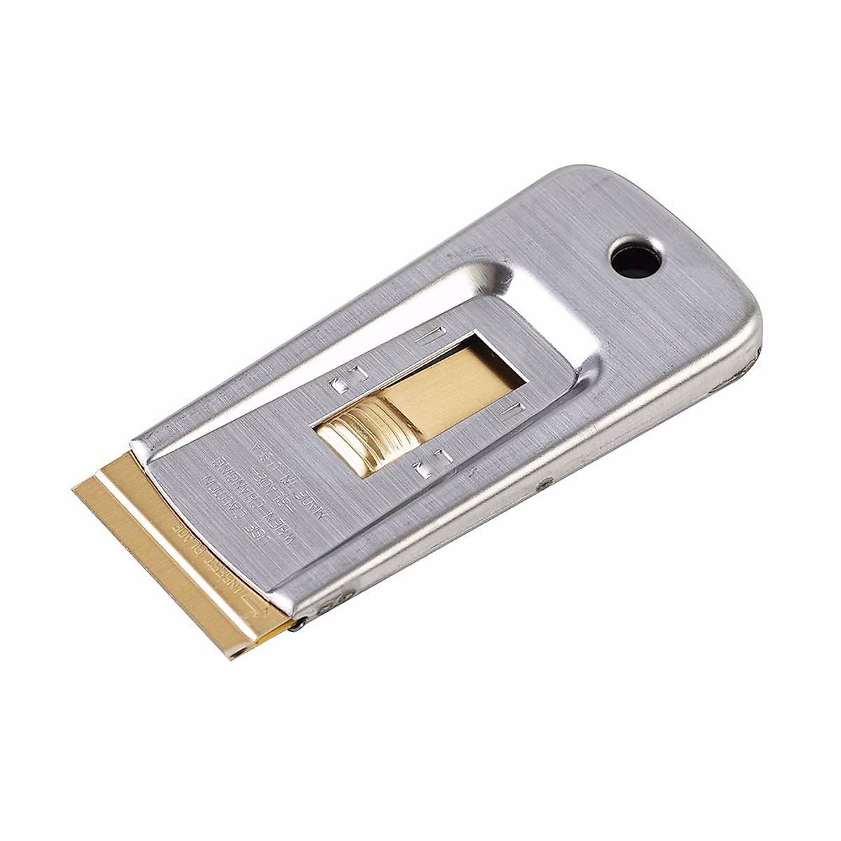 WEUPE Razor Blade Scraper Tools (Set of 2), Window Scraper, Glass Cooktop Scraper & Paint Scraper, Car Decal, Sticker and Glue Remover Razor Holder with 10 Replaceable Single Edge Blades