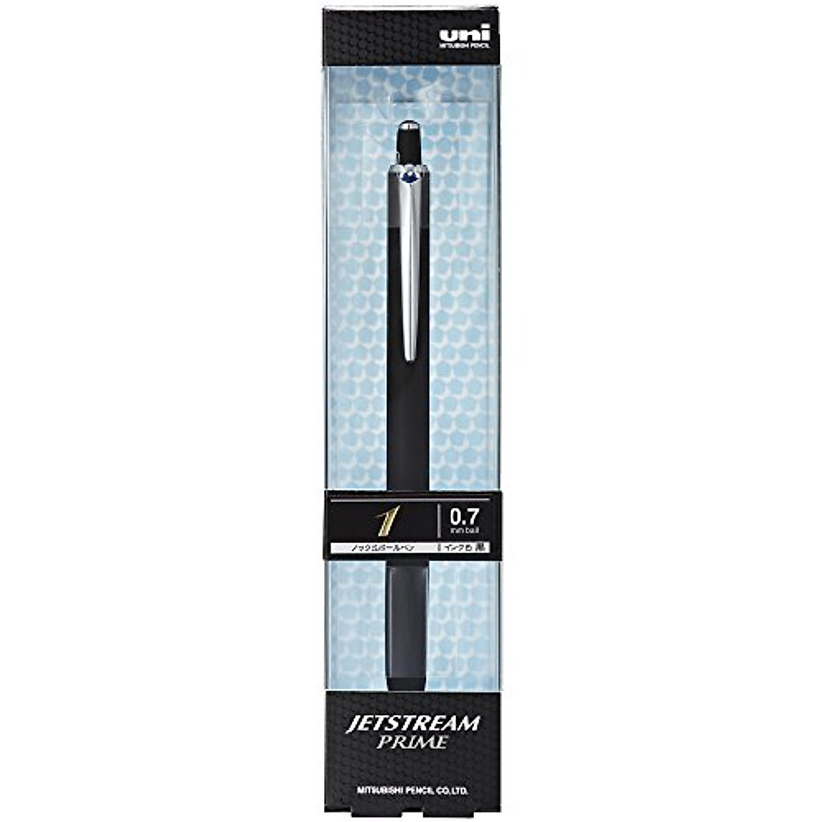 三菱鉛筆 Mitsubishi Pencil SXN220007.24 Jetstream Prime Oil-Based Ballpoint Pen, 0.7, Black