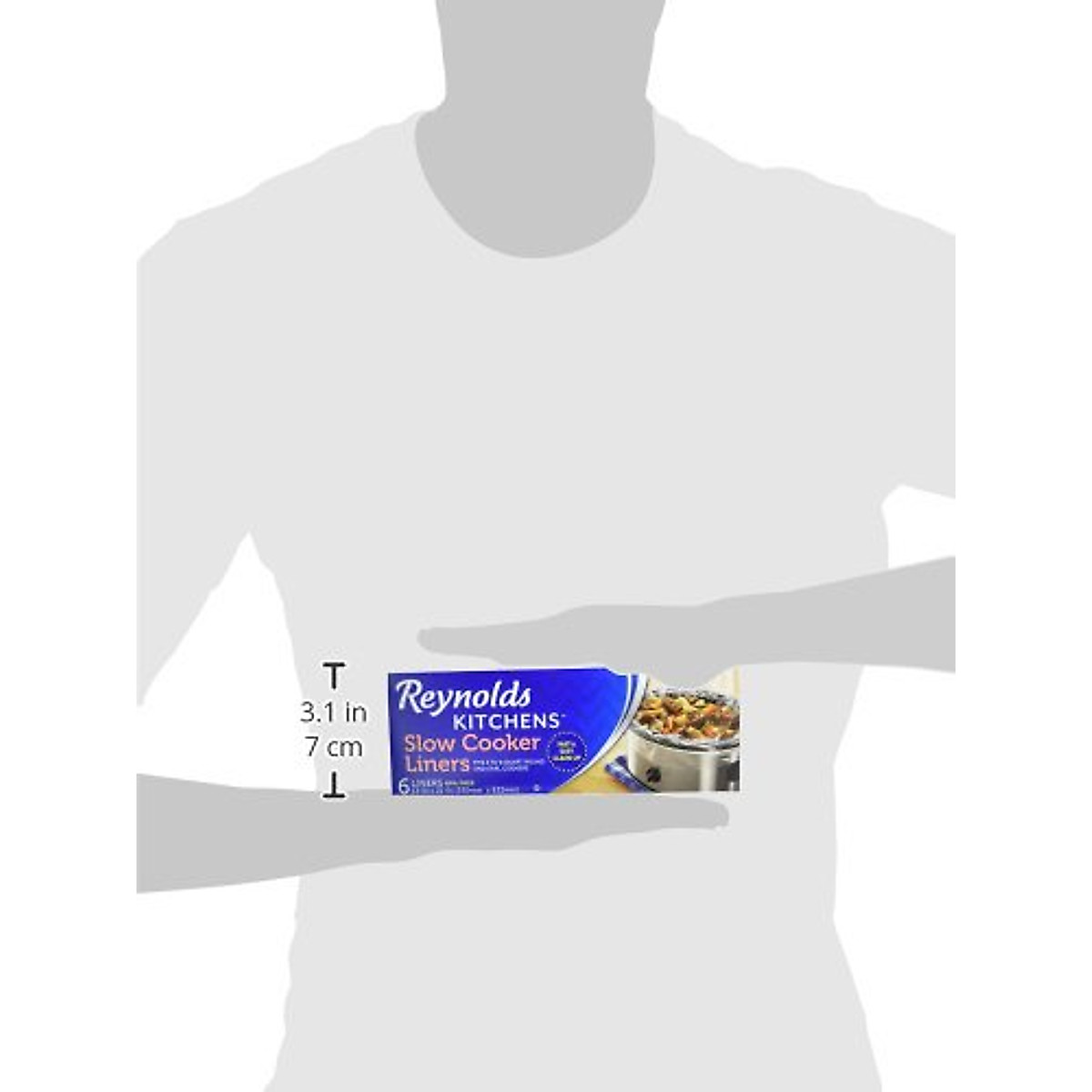 Reynolds Kitchens Slow Cooker Liners, Regular (Fits 3-8 Quarts), 6 Count (Pack of 2), 12 Total