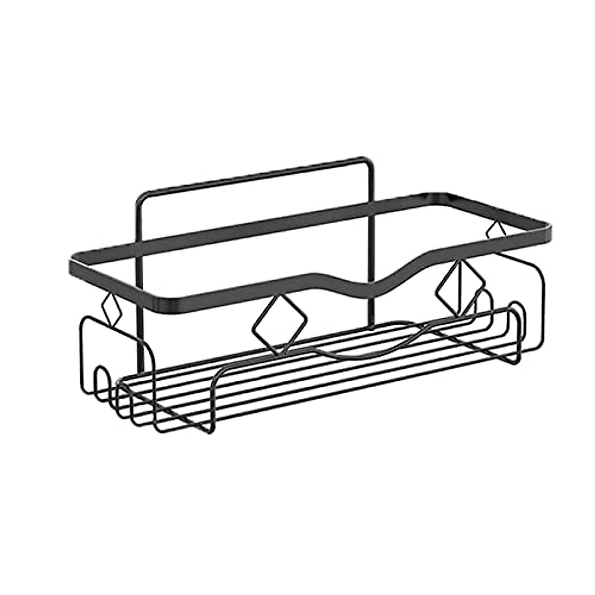 Wall Mount Bathroom Shelf Punch Free Hangable Organization Rack Multifunction for Home Bathroom Face Cleanser Organizer bathroom shower shelf