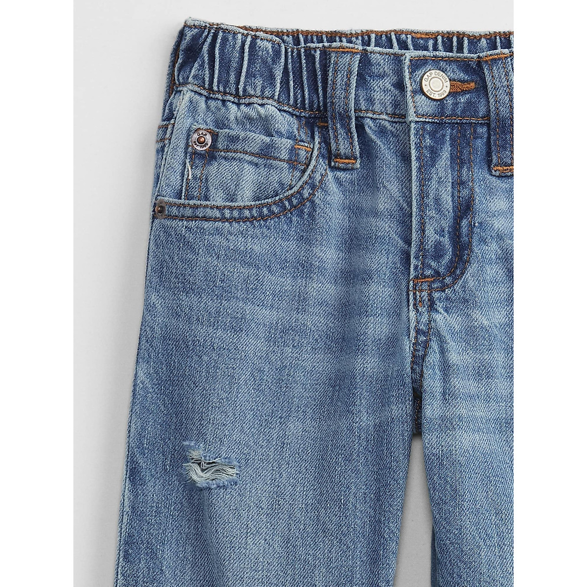 GAP Baby Boys Original Fit Jeans, Light Wash, 2T US