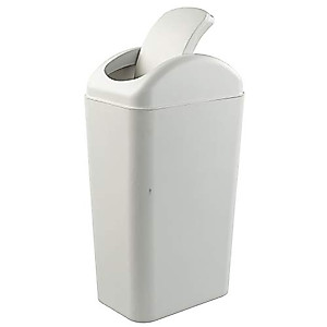 Farmoon Slim Trash Can, 14L Modern Swing Wastebasket Paper Dustbin/Waste Bin