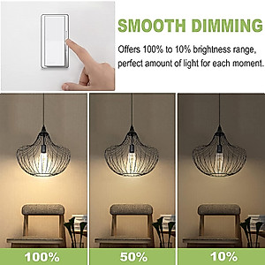 Sigalux Edison Bulbs, E26 LED Bulb 60 Watt Dimmable Vintage Light Bulbs, LED Filament Amber Light Bulb with 90 CRI, ST19 Antique Old Fashioned Retro Light Bulb 2700K Soft White, 9W, 700LM, 6 Pack