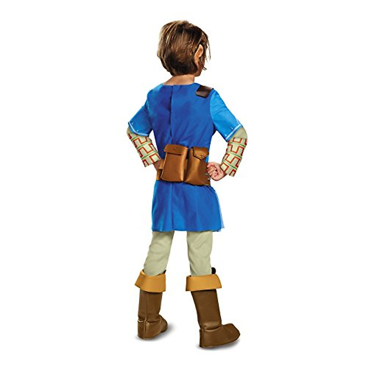 Link Breath Of The Wild Deluxe Costume, Blue, Large (10-12)