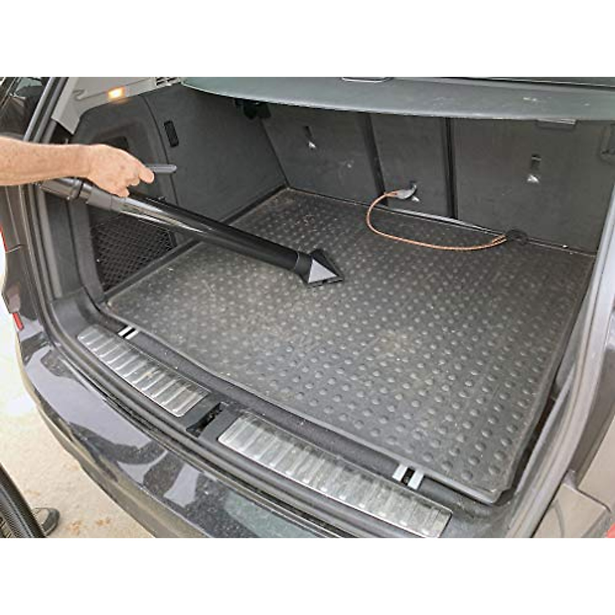 Cen-Tec Systems 94500 2.25” Diameter 20 Foot Commercial Grade Shop Vacuum Hose with Wet/Dry Attachment Set, Ft, Black