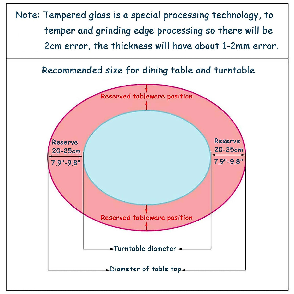 Wood Lazy Susan Turntable Φ24/27/31/35/39/43in, Heat Resistant Rotating Serving Tray, Abrasion Resistant Dining Table Turntable 360° Rotating, Transform Your Dining Experience for Sharing Food Easier