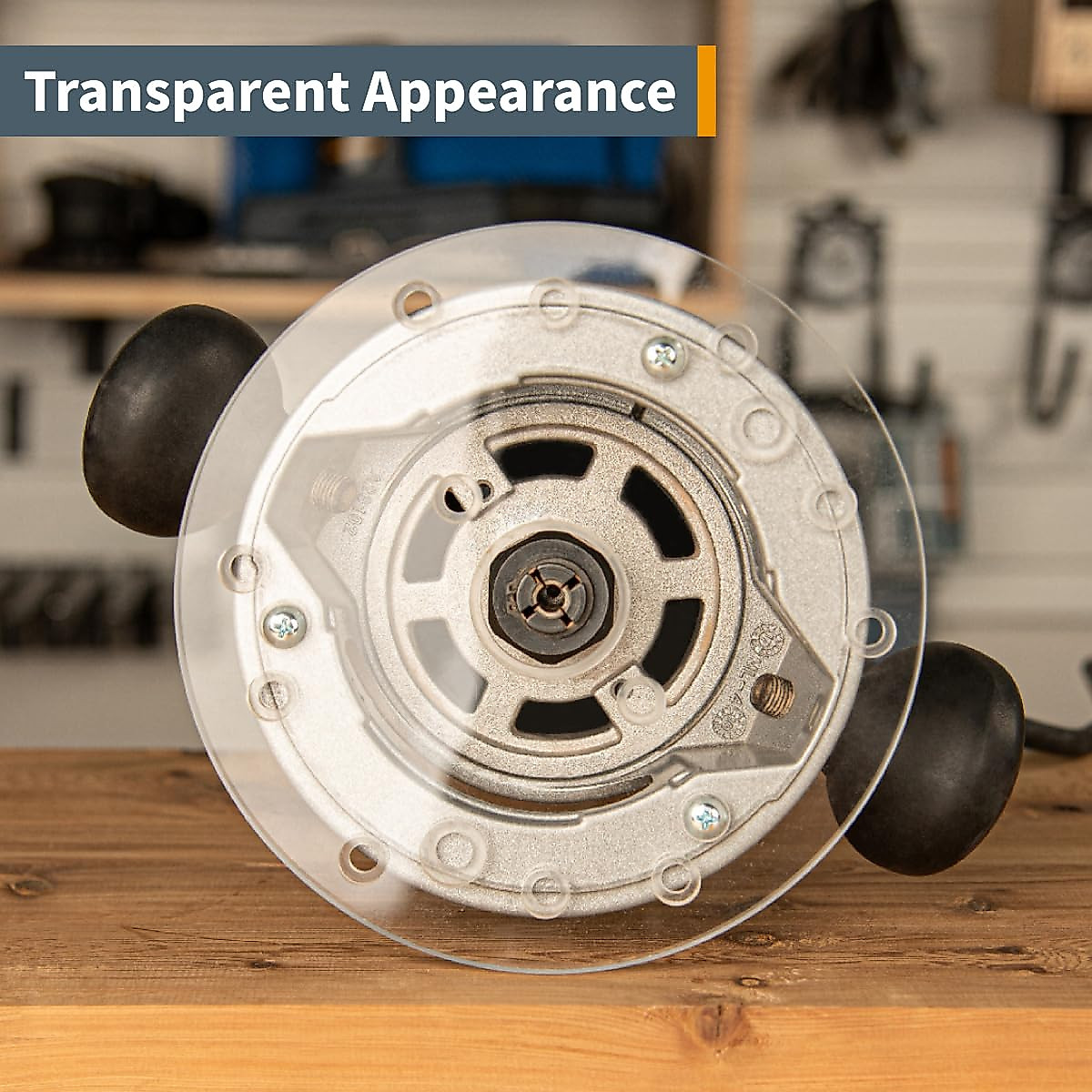 POWERTEC 71022 6-1/2-Inch Router Plate, Fits Porter Cable, Bosch, Craftsman, Dewalt, Hitachi, Makita, Milwaukee, Ryobi