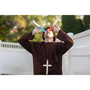 EZ-Inject Plastic Syringes for Jello Shots 2.5oz - 100% Safe and Reusable Jello Shot Syringes with Caps - 25 Pack Large Syringe Shots Holiday and Halloween Party Supplies for Adults