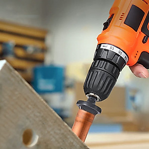 DIRBUY 6PCS Swadge Tool HVAC Air Conditioner Copper Pipe Tube Expander with 1/4", 3/8", 1/2", 5/8", 3/4", 7/8", Bits Swaging Tool Drill Bit Set