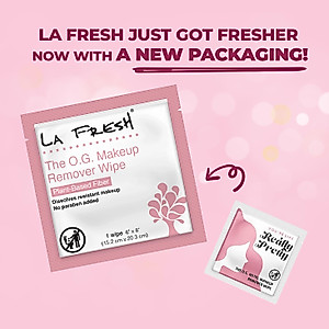 La Fresh Makeup Removal Facial Cleansing Wipes, Waterproof, 200 Count, Skin Care Travel Essentials