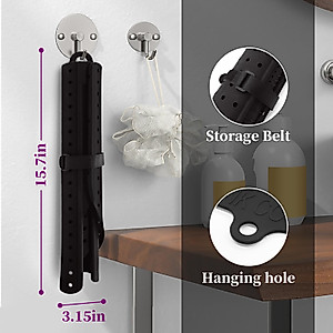 Bathroom Sink Cover for Counter Space Makeup, Foldable Silicone Sink Mat with Hanging Loop, 20.7" x 14.5" Black Heat Resistant Makeup Sink Cover Mat, Bathroom Sink Organizer Countertop for Space Saver