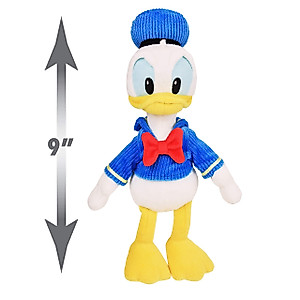 Disney Junior Mickey Mouse and Minnie Mouse Beanbag Plushie 2-Pack, Stuffed Animals