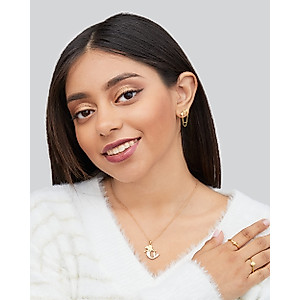 Disney The Little Mermaid Stackable Ring Set Size 7 - Starfish and Seashell Ring - Flash-Plated Rings for Women