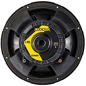 Kicker Bundle Compatible with 2002-2013 Chevy Avalanche C12 Comp Dual 12" Loaded Sub Box Enclosure