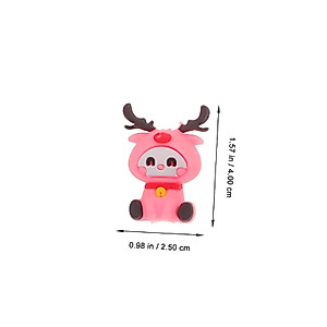 VILLCASE 120 Pcs Pencil Cap Pen Case Pencil Ornaments Pencil Erasers Toppers Adorable Pencil Protectors Small Pencil Caps Toys for Kids Pencil Tip Caps Silicone Pen Fruit Office