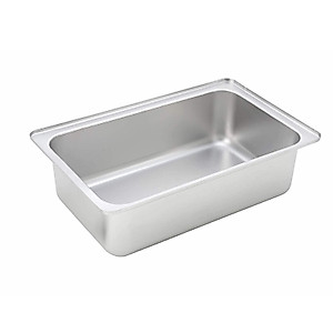 Winco 6-Inch Deep Spillage Pan, Full Size