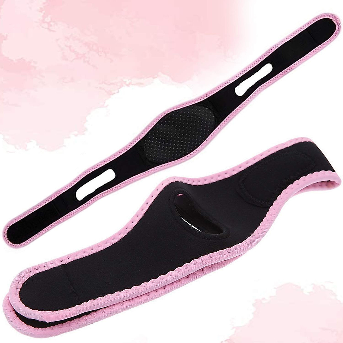 V Line Lifting Mask Slimming Double Chin Reducer Chin Lifting Belt Sagging Skin Face Lift V Shaped Contour Tightening Strap Reusable Anti-Wrinkle Chin Up Patch