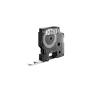 DYMO 45013 D1 Tape Cartridge for Dymo Label Makers, Created Specifically for Your LabelManager and LabelWriter Duo Label Makers, 1/2-inch x 23 Feet, Black on White, Pack of 4