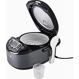 Zojirushi NL-GAC10 BM Umami Micom Rice Cooker & Warmer, 5.5-Cup, Metallic Black, Made in Japan
