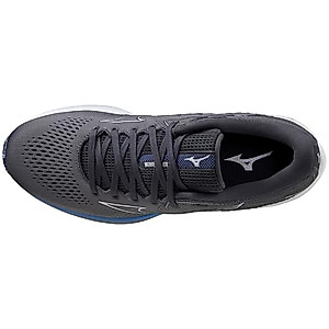 Mizuno Men's Wave Rider 25 | Neutral Support Running Shoe |Eco Friendly Materials | Obsidian | US 12