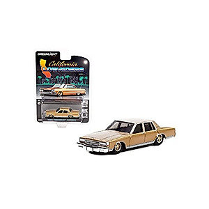 1985 Chevy Caprice, Custom Gold - Greenlight 63010C/48-1/64 Scale Diecast Model Toy Car
