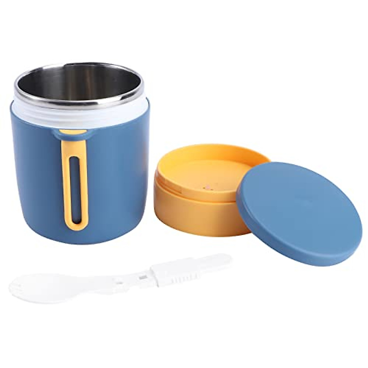 LIFKOME 450ml Food Stainless Steel Insulated Coffee Mug with Handle Double Wall Vacuum Travel Mug Food Jar Soup for Hot & Cold Foods Food Jar for Toddlers &