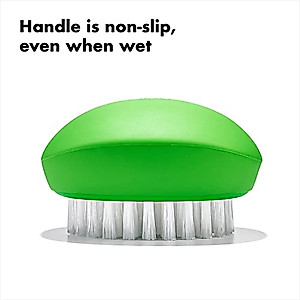 OXO Good Grips Vegetable Brush Black& Green, 1 EA