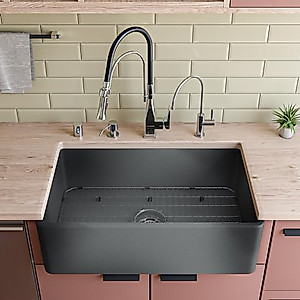 ALFI brand ABCO3320SB Kitchen Sink, Concrete
