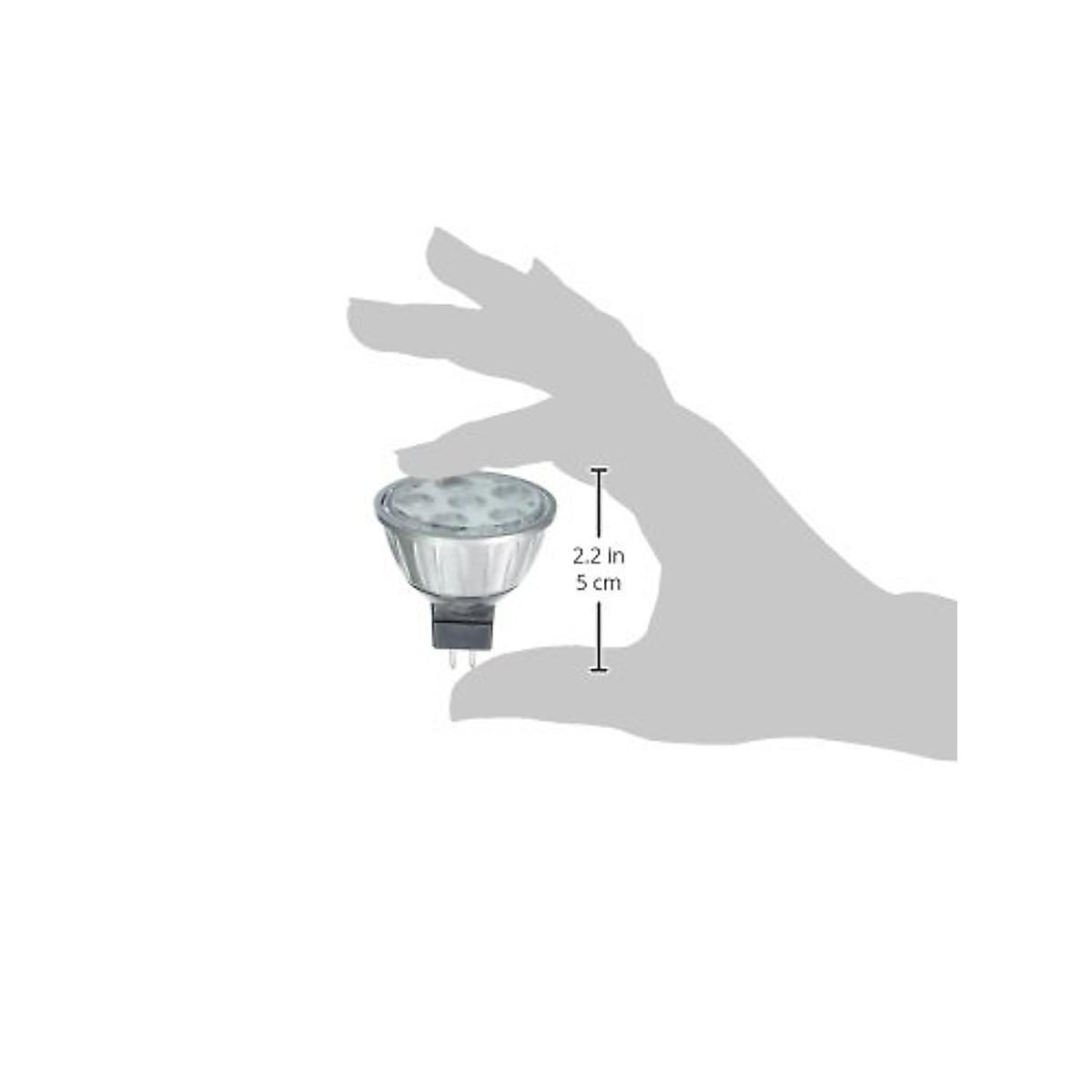 Halco BC9045 ProLED 81066 4.5W (35W Equal) 2700K GU5.3 Base Dimmable 60 Degree Wide Flood LED Lamp